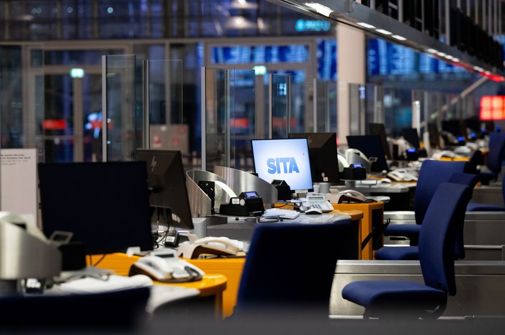 Verdi-Warnstreik bei Lufthansa angelaufen Verdi-Warnstreik bei Lufthansa angelaufen
