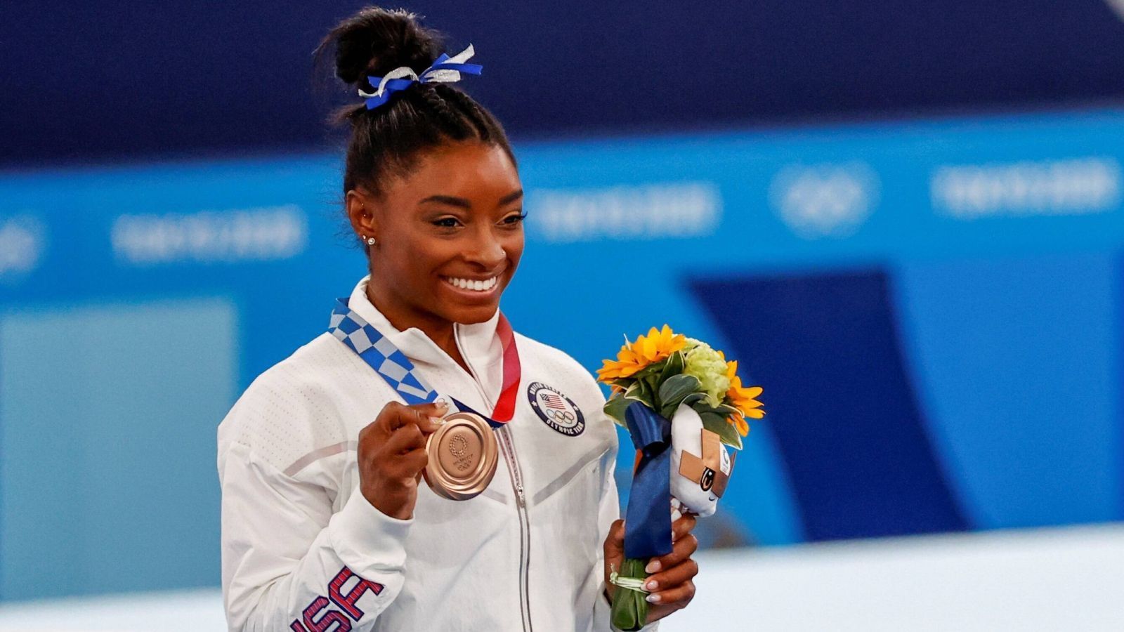 Bronze Am Schwebebalken Simone Biles Gibt Comeback Bei Olympia