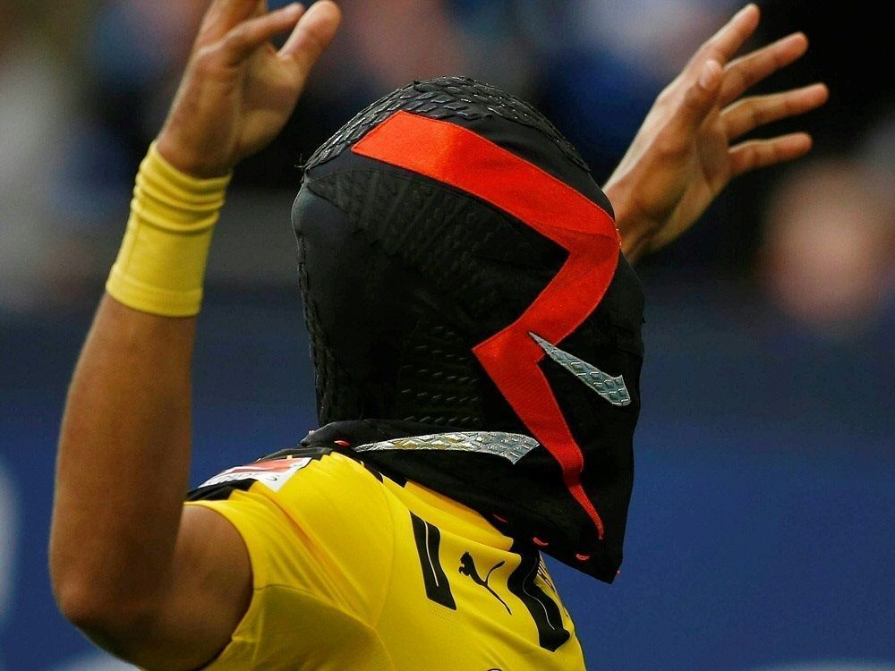 Masken-Jubel: Aubameyang kassiert wohl Geldstrafe Masken-Jubel: Aubameyang kassiert wohl Geldstrafe