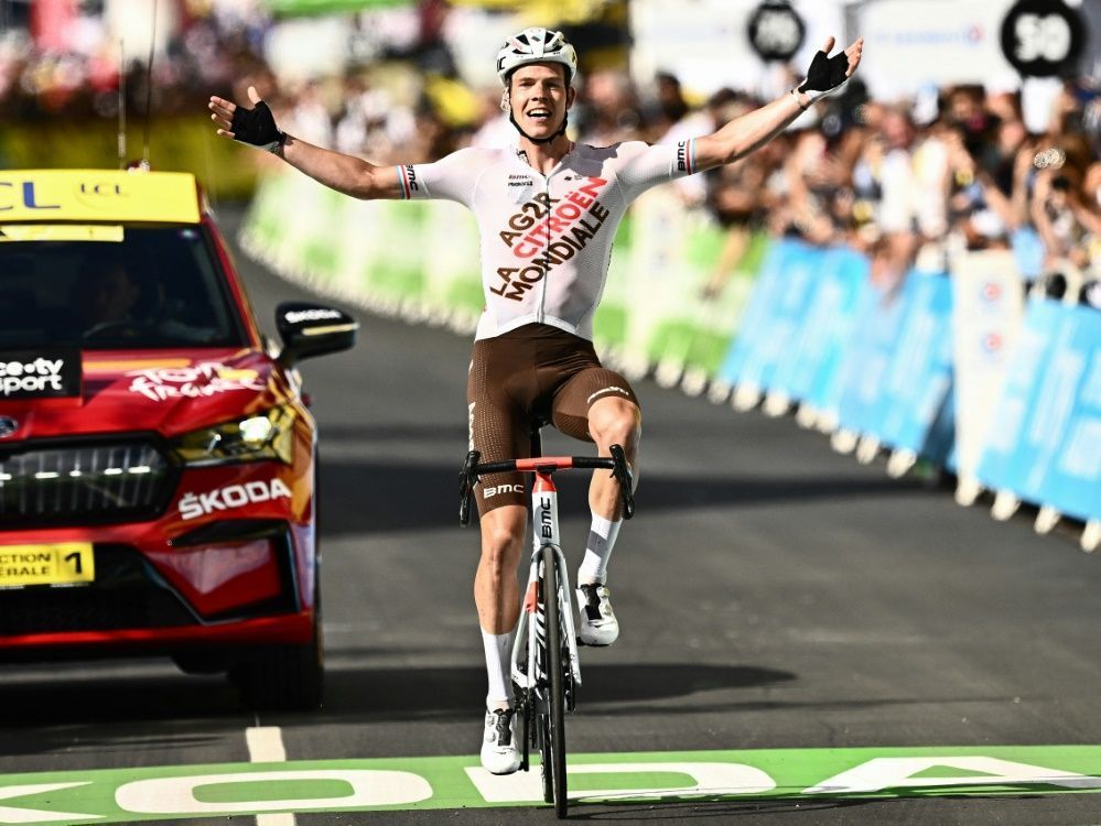 Jungels gewinnt erste Alpen-Etappe Jungels gewinnt erste Alpen-Etappe